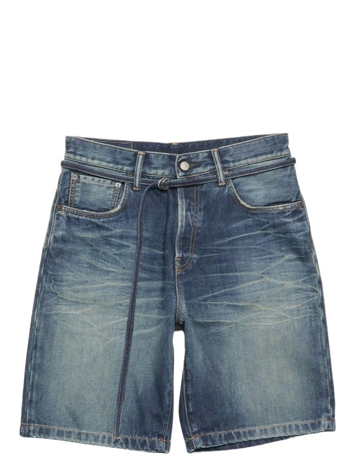 ACNE STUDIOS Acne Studios Logo-Patch Denim Shorts